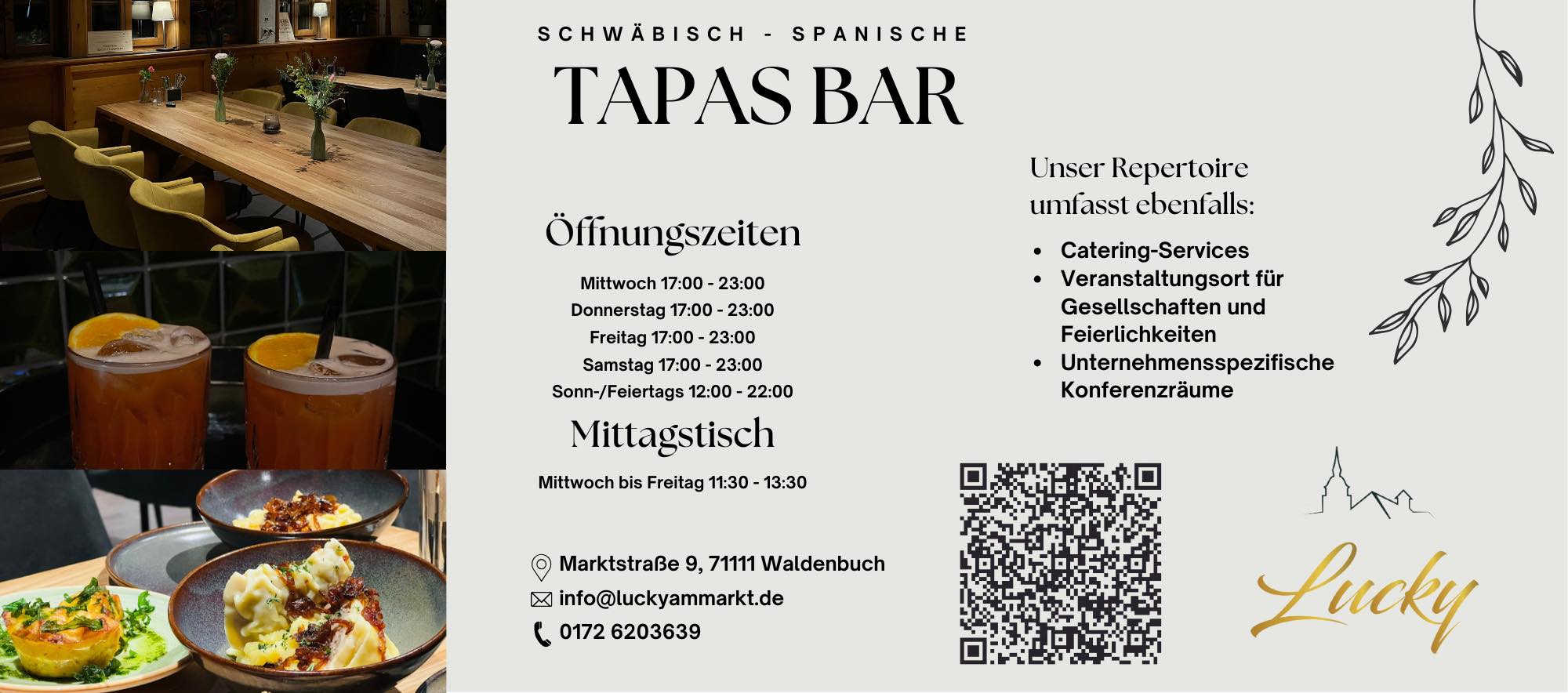 Speisekarte – Tapas Bar